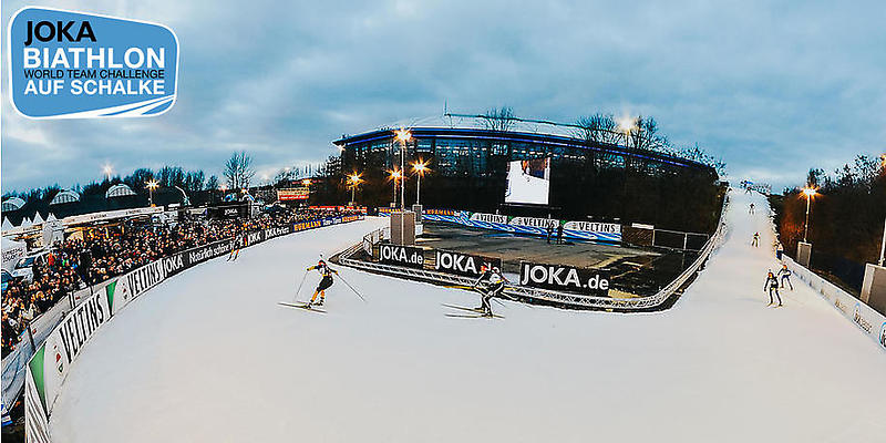 Gutschein - JOKA Biathlon World Team Challenge auf Schalke - 25,- € statt 50,-