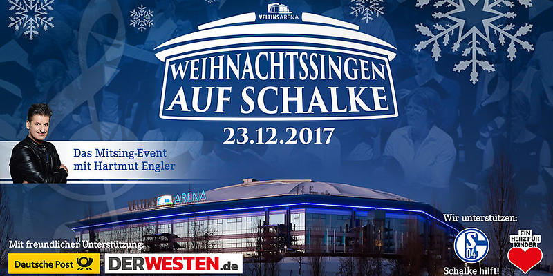 Gutschein - Weihnachtssingen auf Schalke - 25,- € statt 50,-
